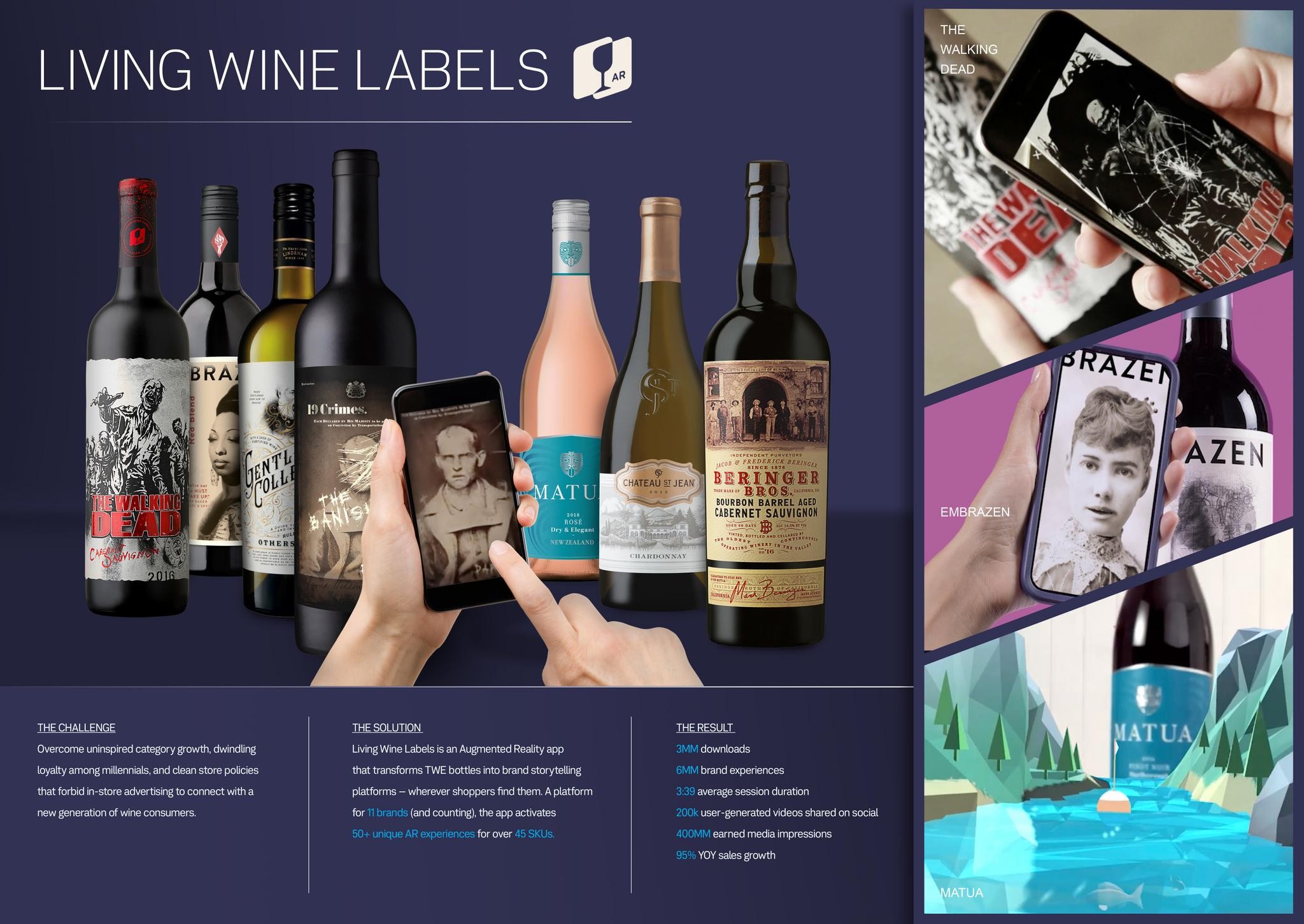 Living Wine Labels Campaign THE WORK