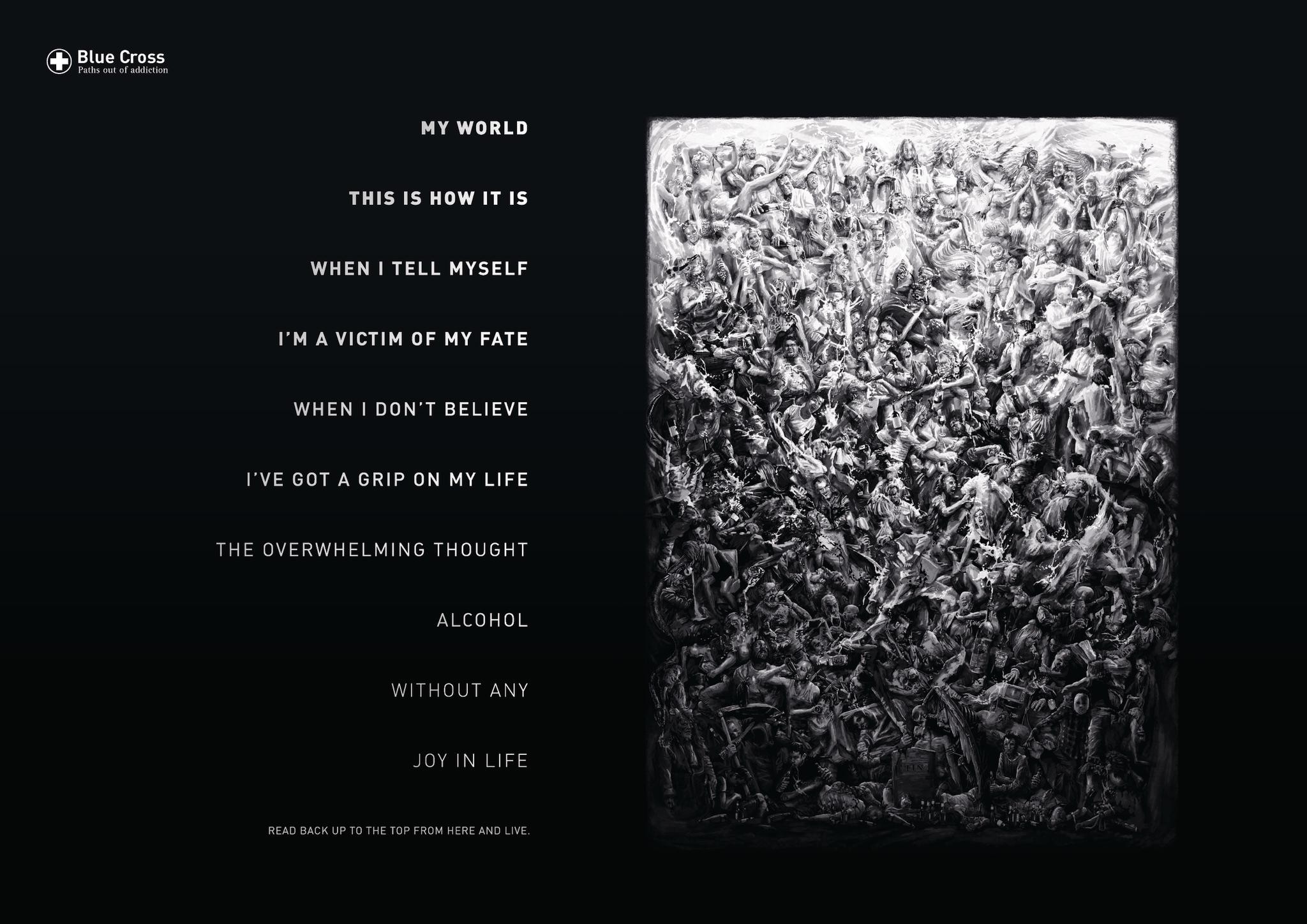 Reverse Poems - Alcoholism | Campaign | THE WORK