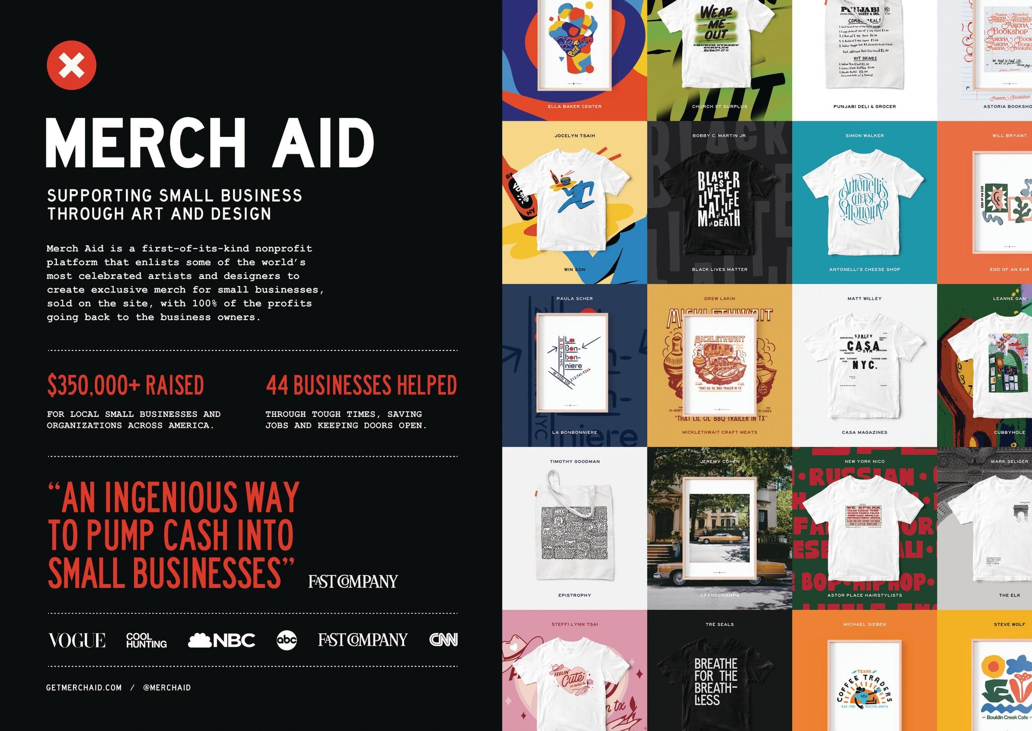 MERCH AID | Entry | THE WORK