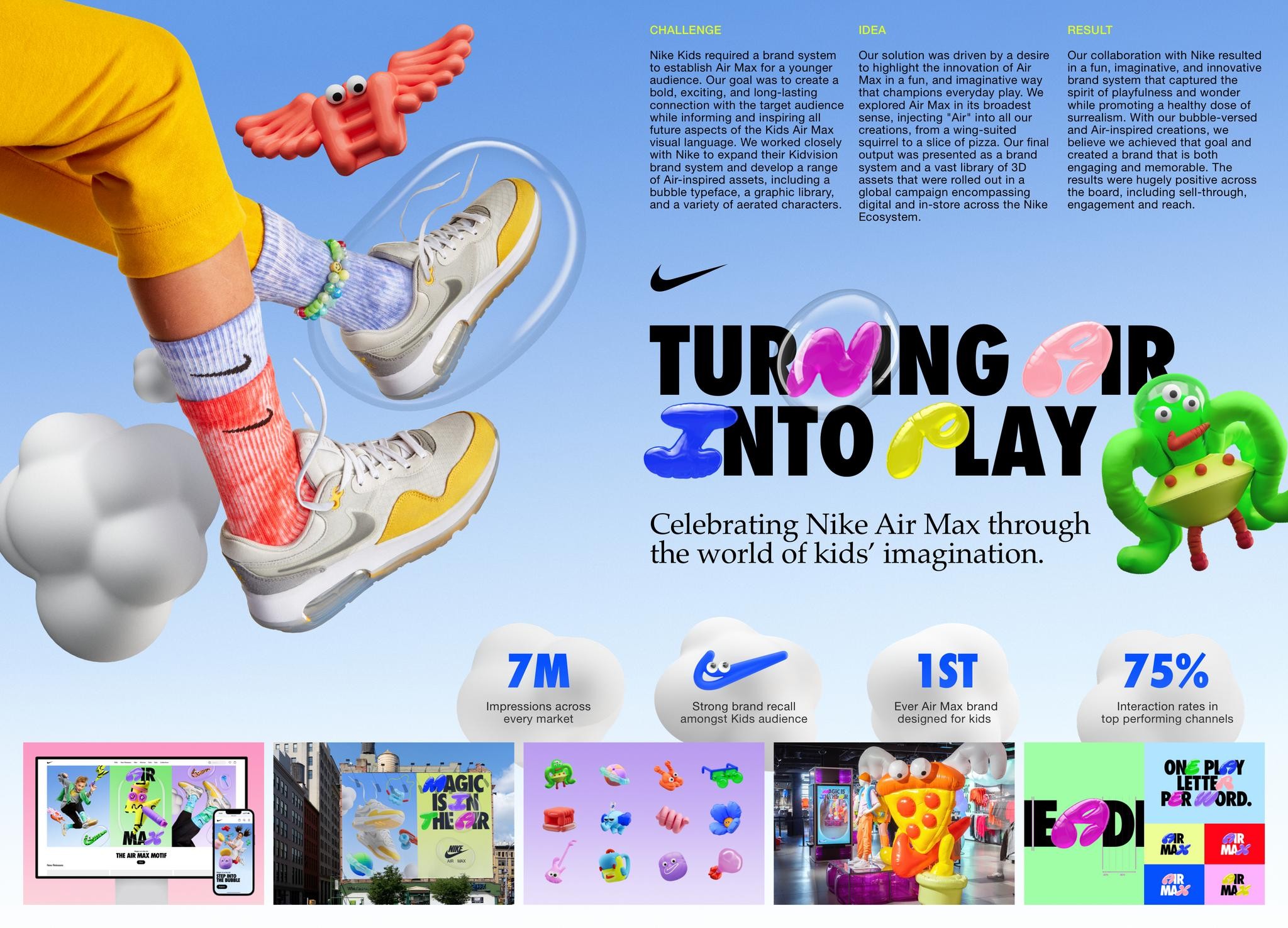 NIKE AIR MAX KIDS Entry THE WORK