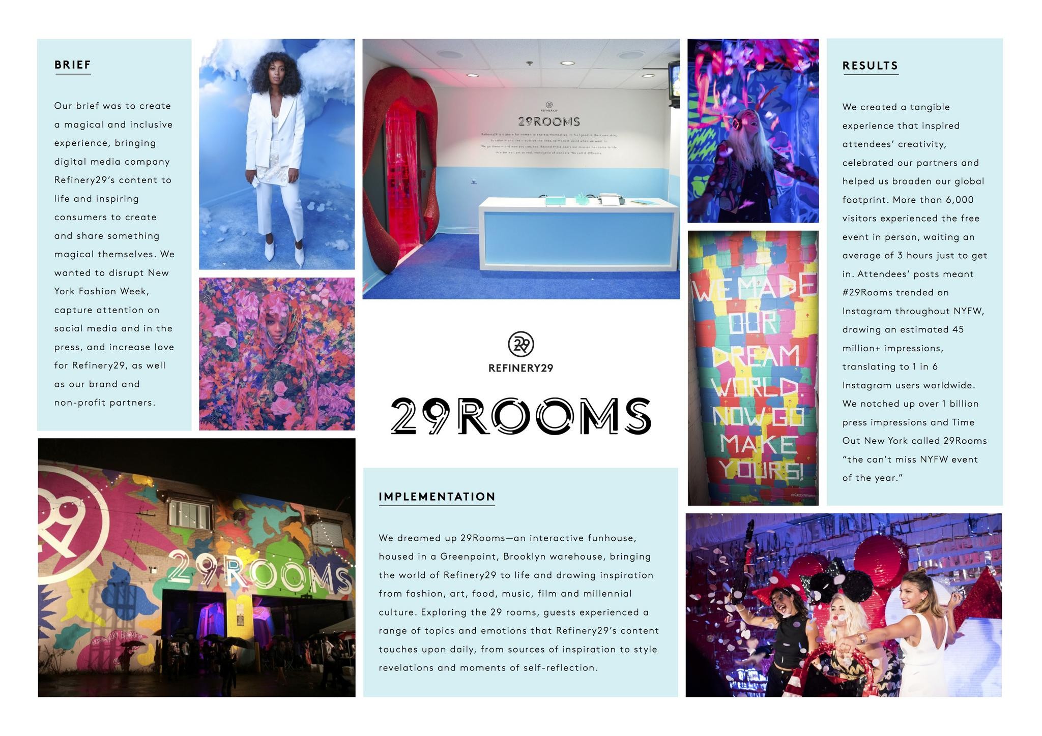 29Rooms | Campaign | THE WORK