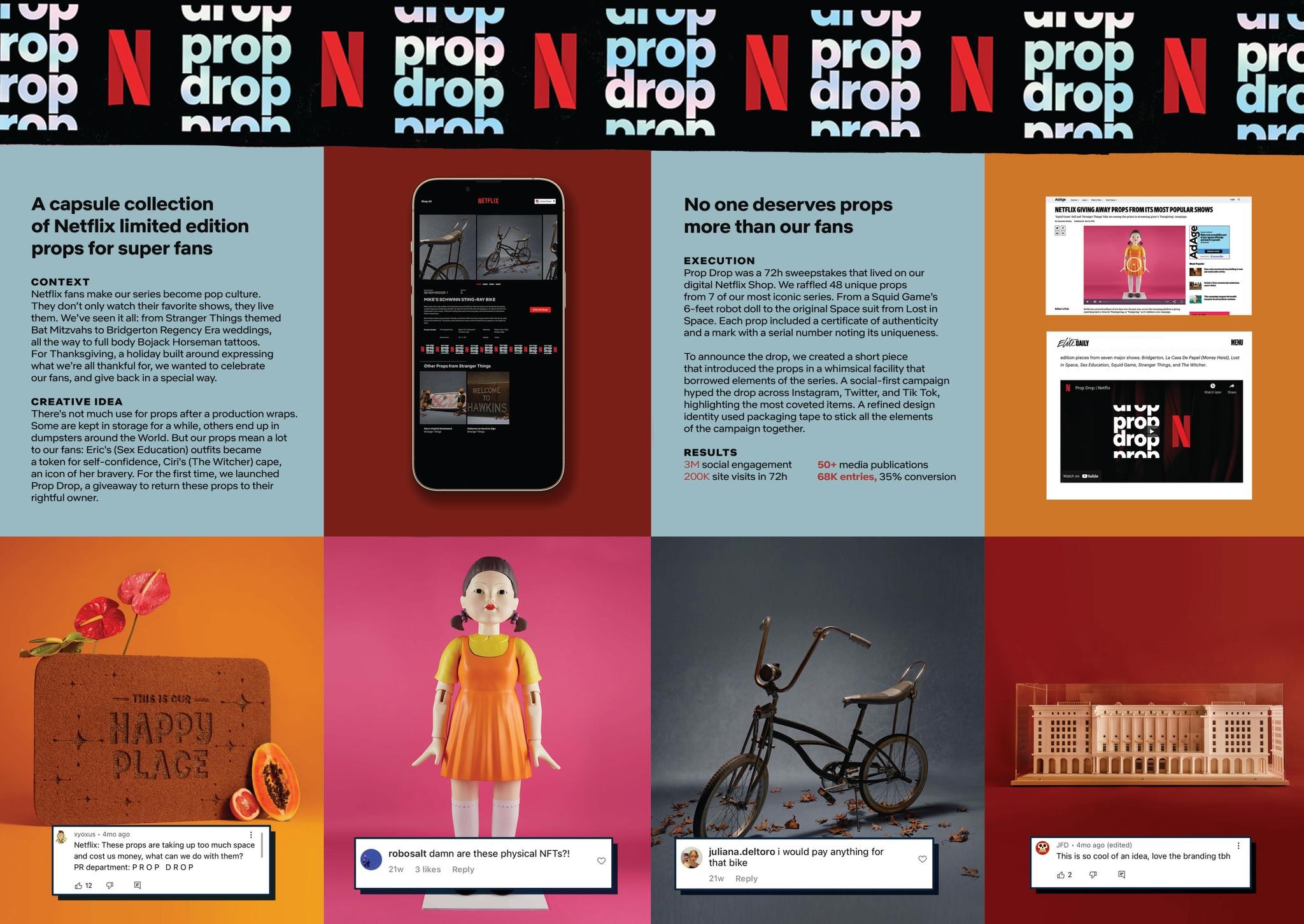 Netflix Prop Drop | Campaign | THE WORK