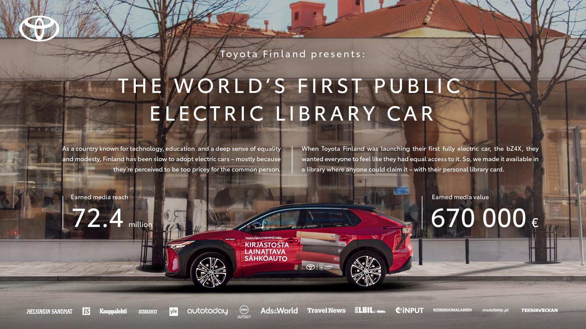 THE WORLD’S FIRST PUBLIC ELECTRIC LIBRARY CAR | Campaign | THE WORK