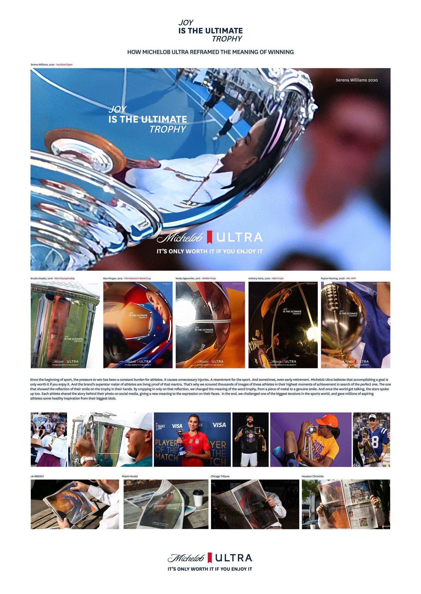 Michelob Ultra - Joy Is The Ultimate Trophy | Campaign | THE WORK