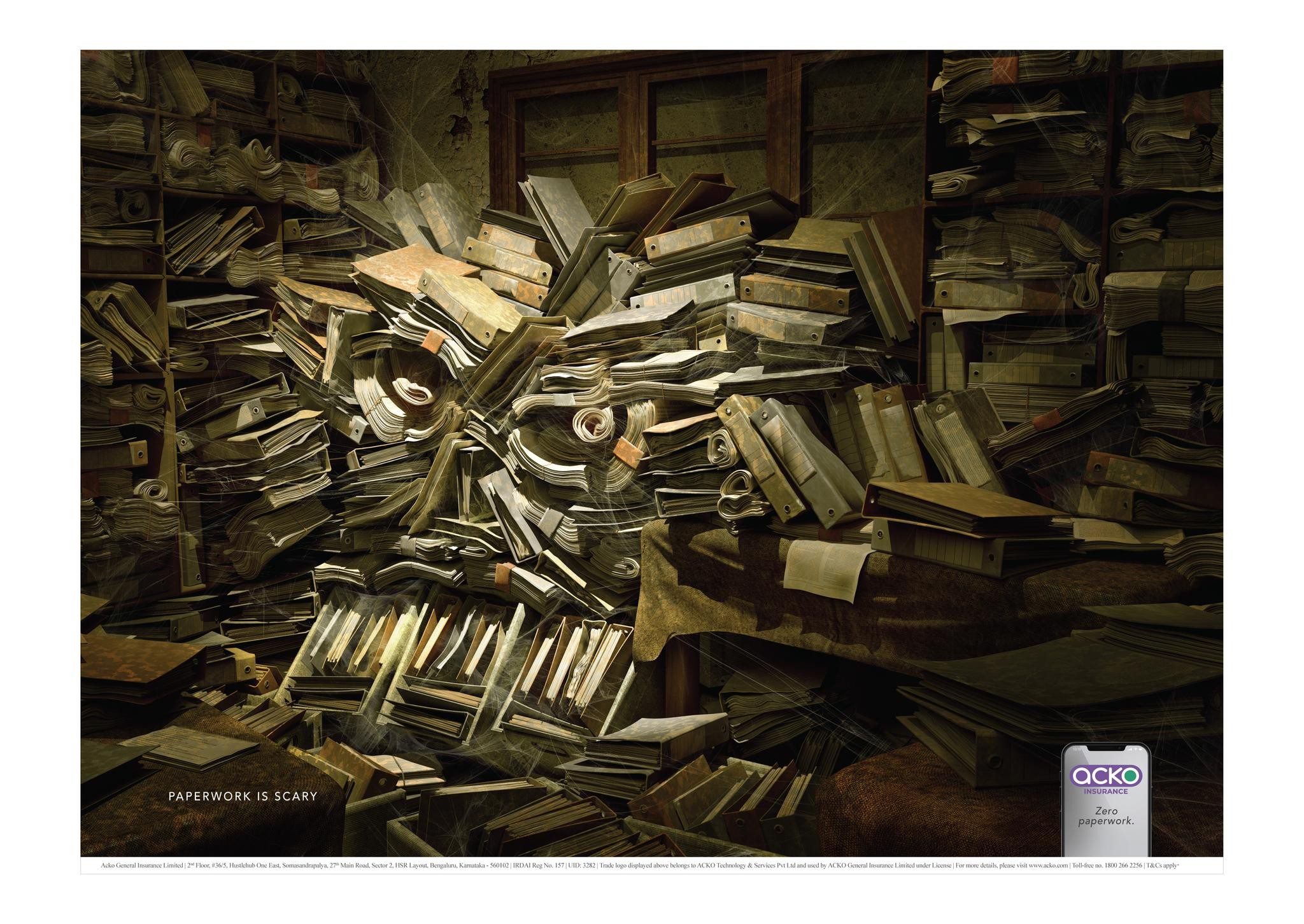 Scary Paperwork | Campaign | THE WORK