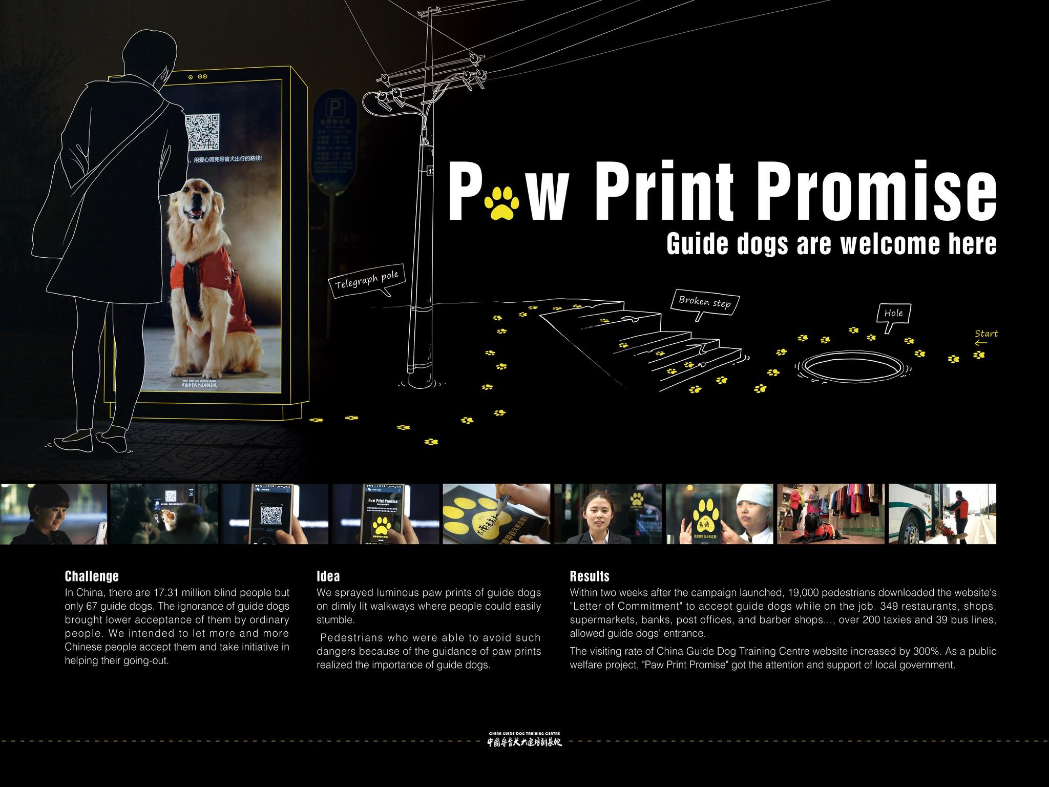 PAW PRINT PROMISE | Campaign | THE WORK