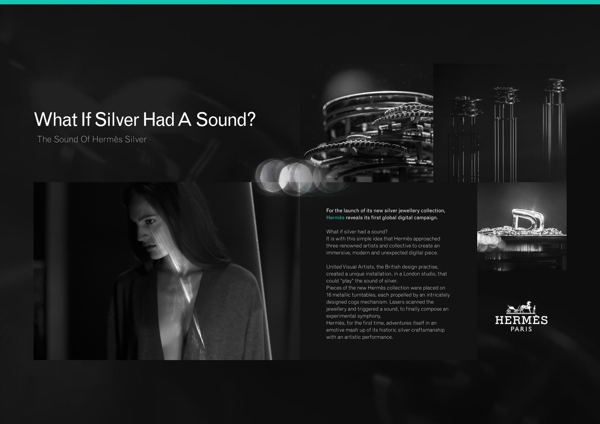 THE SOUND OF HERMES SILVER | Campaign | THE WORK