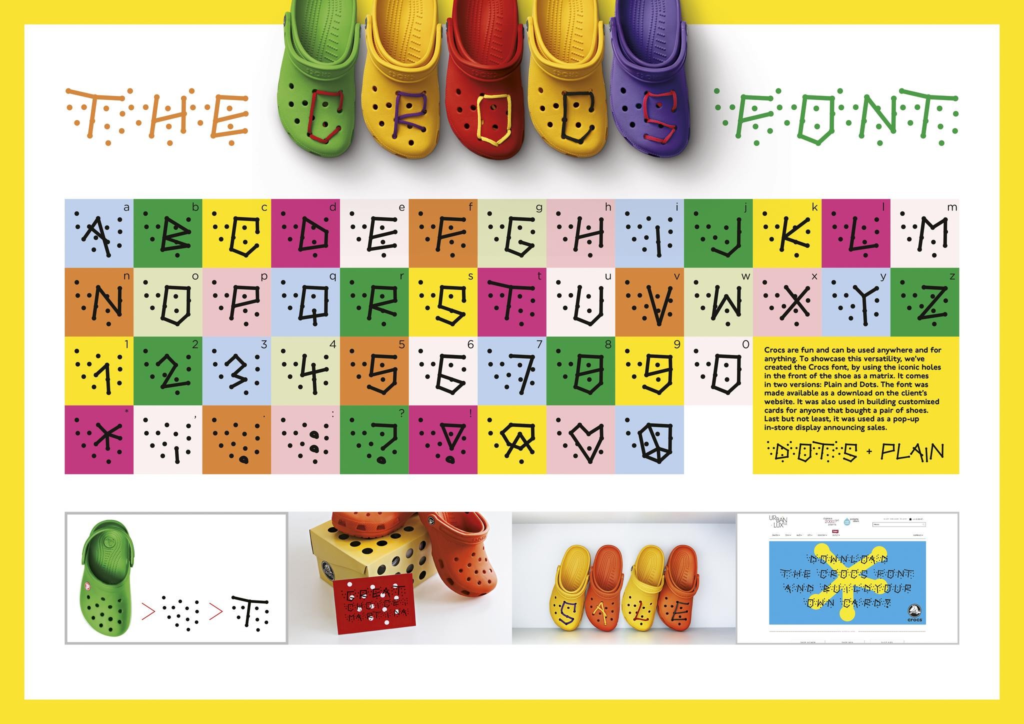 THE CROCS FONT | Campaign | THE WORK