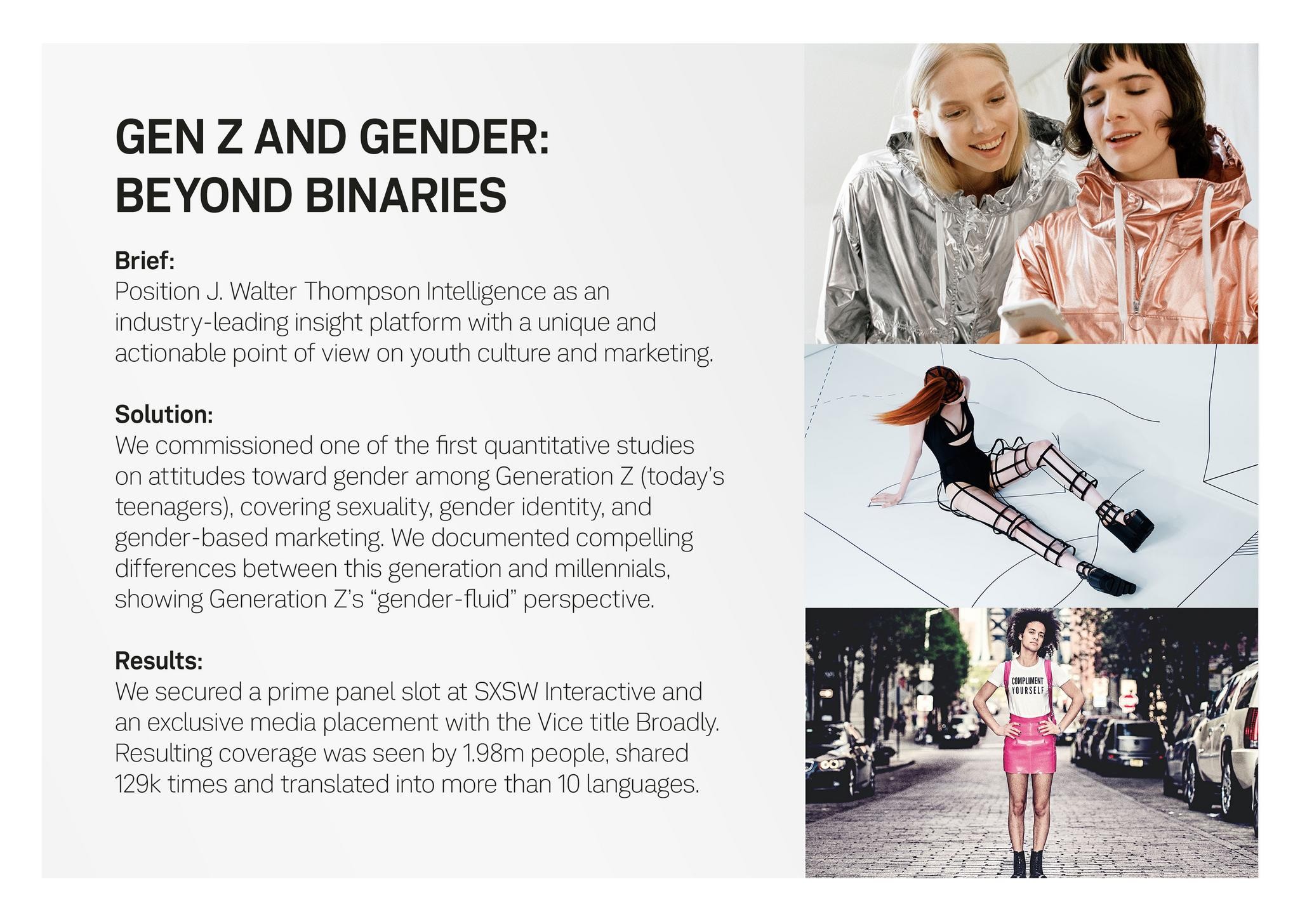 Generation Z and Gender: Beyond Binaries? | Campaign | THE WORK