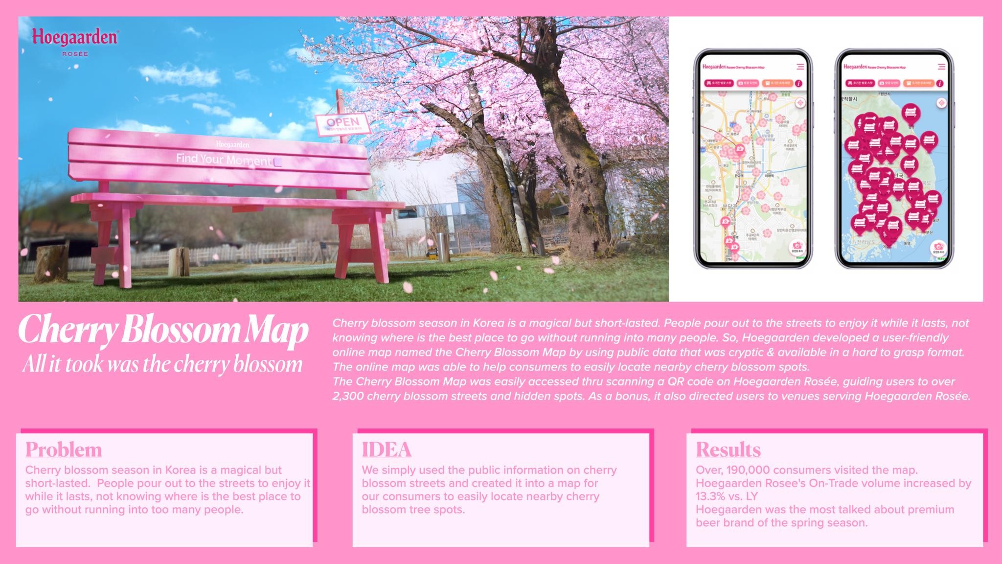 Cherry Blossom Map | Campaign | THE WORK