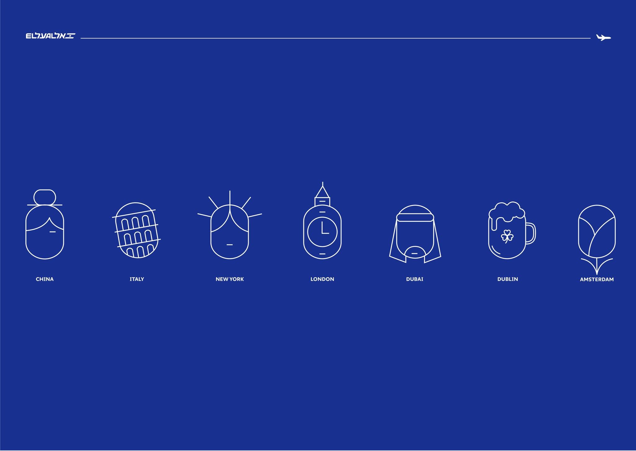 EL AL ISRAEL AIRLINE Branding Design Campaign THE WORK