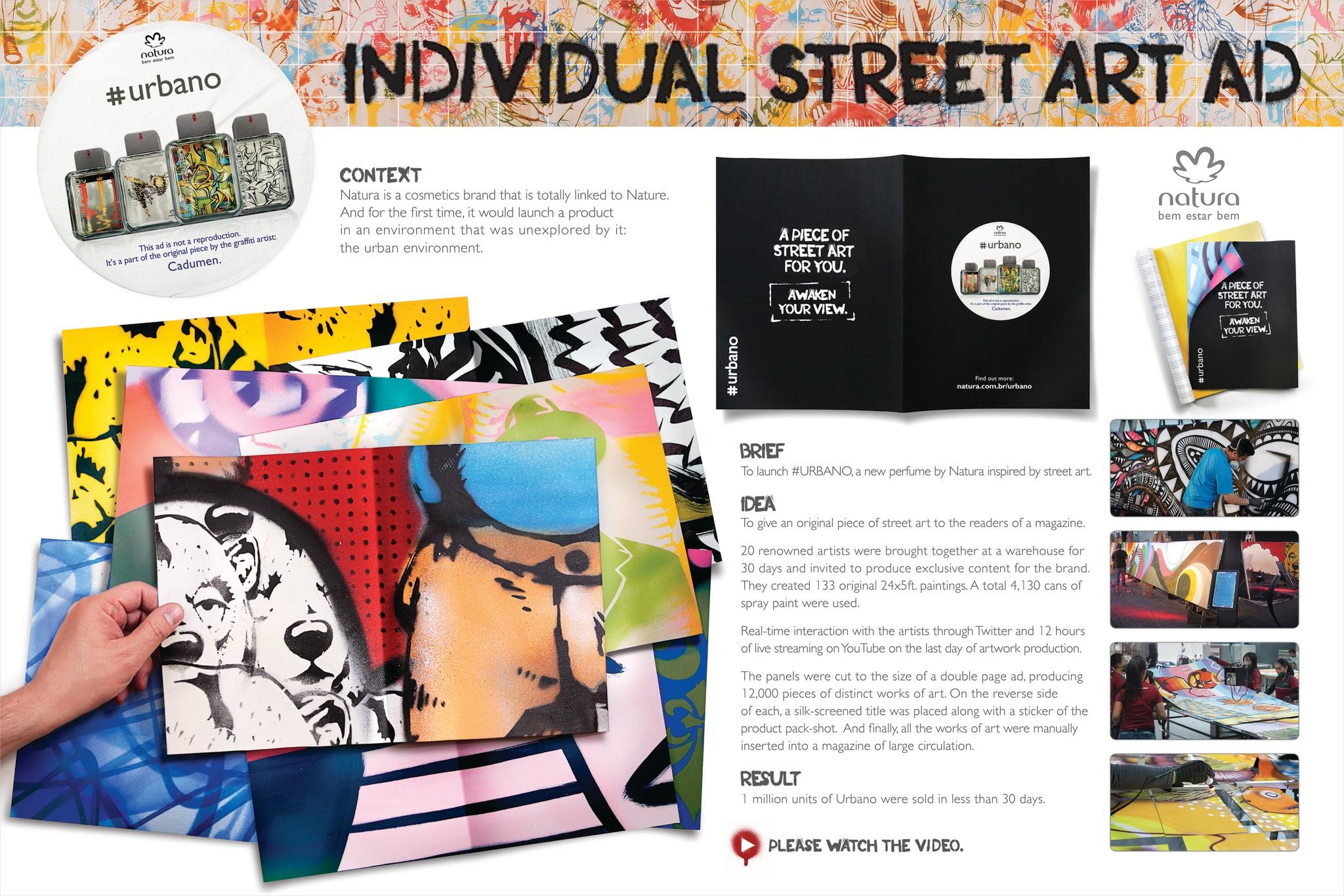 INDIVIDUAL STREET ART AD | Campaign | THE WORK