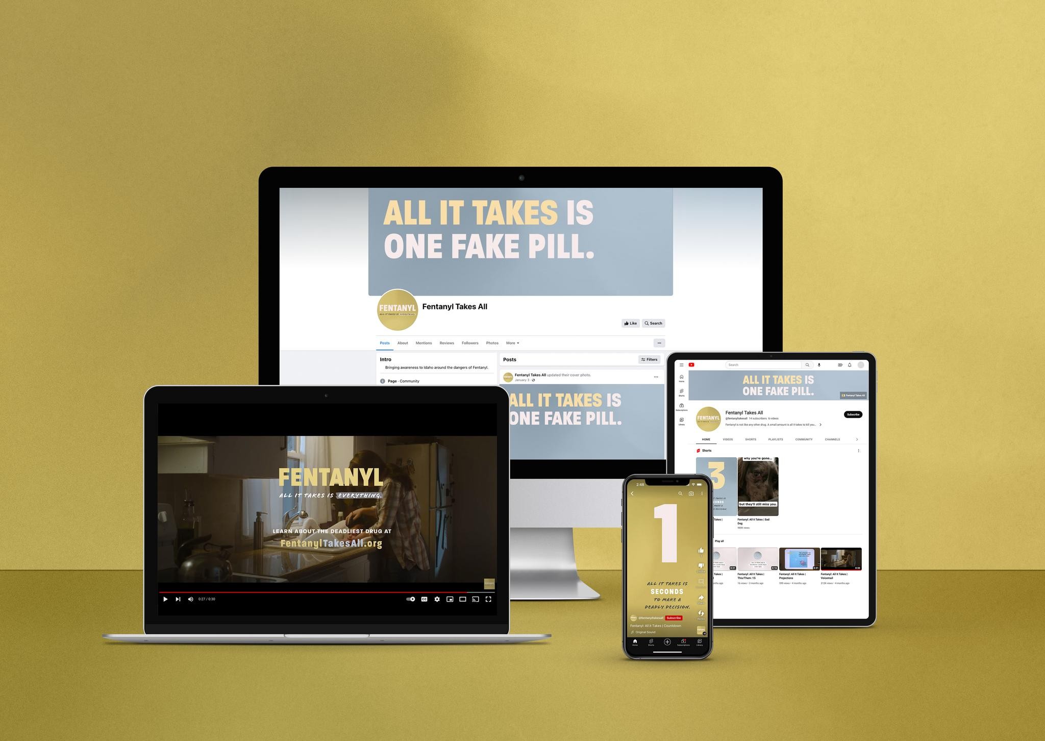 Fentanyl: All It Takes Is Everything | Campaign | THE WORK