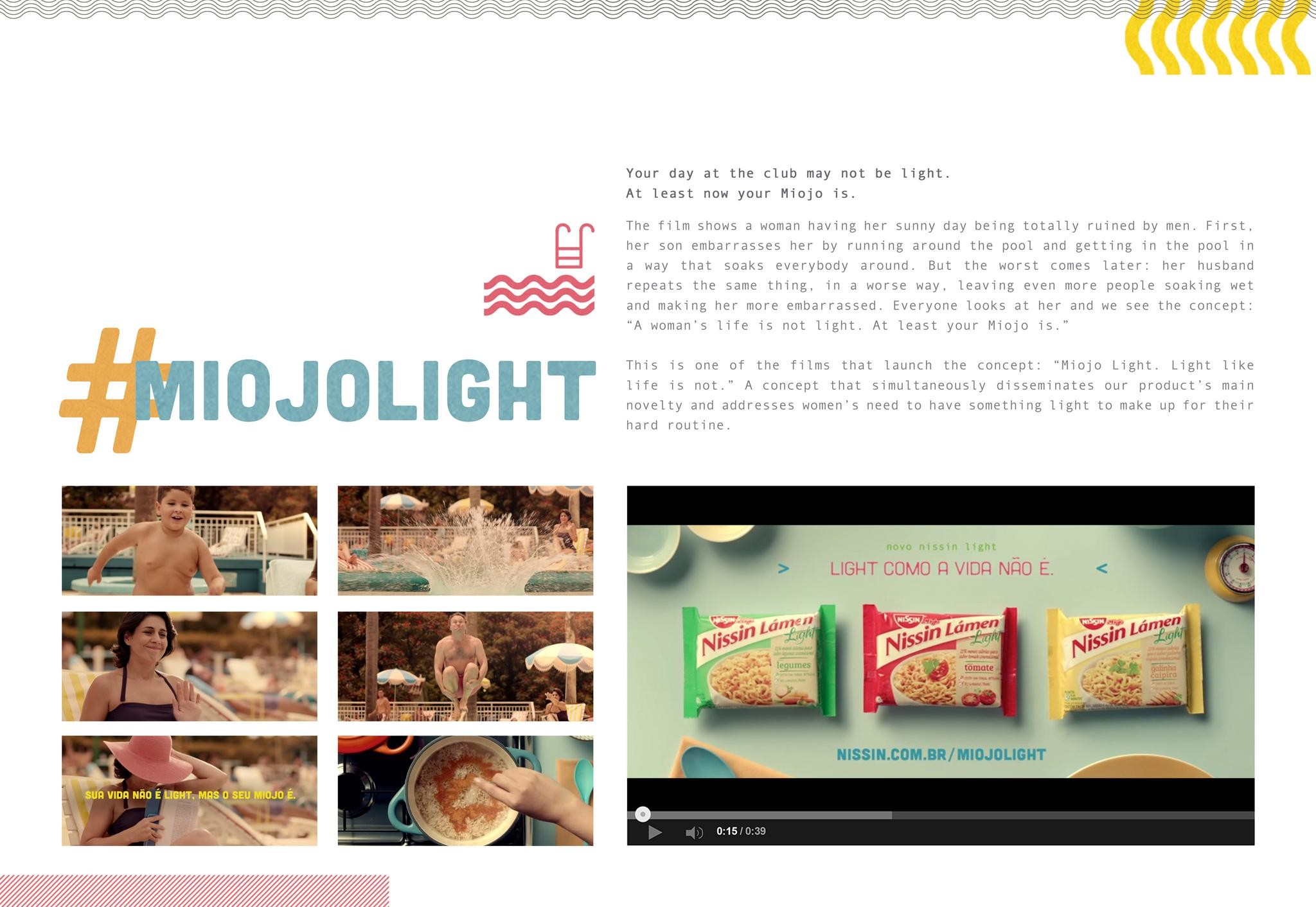 NISSIN MIOJO LIGHT | Campaign | THE WORK