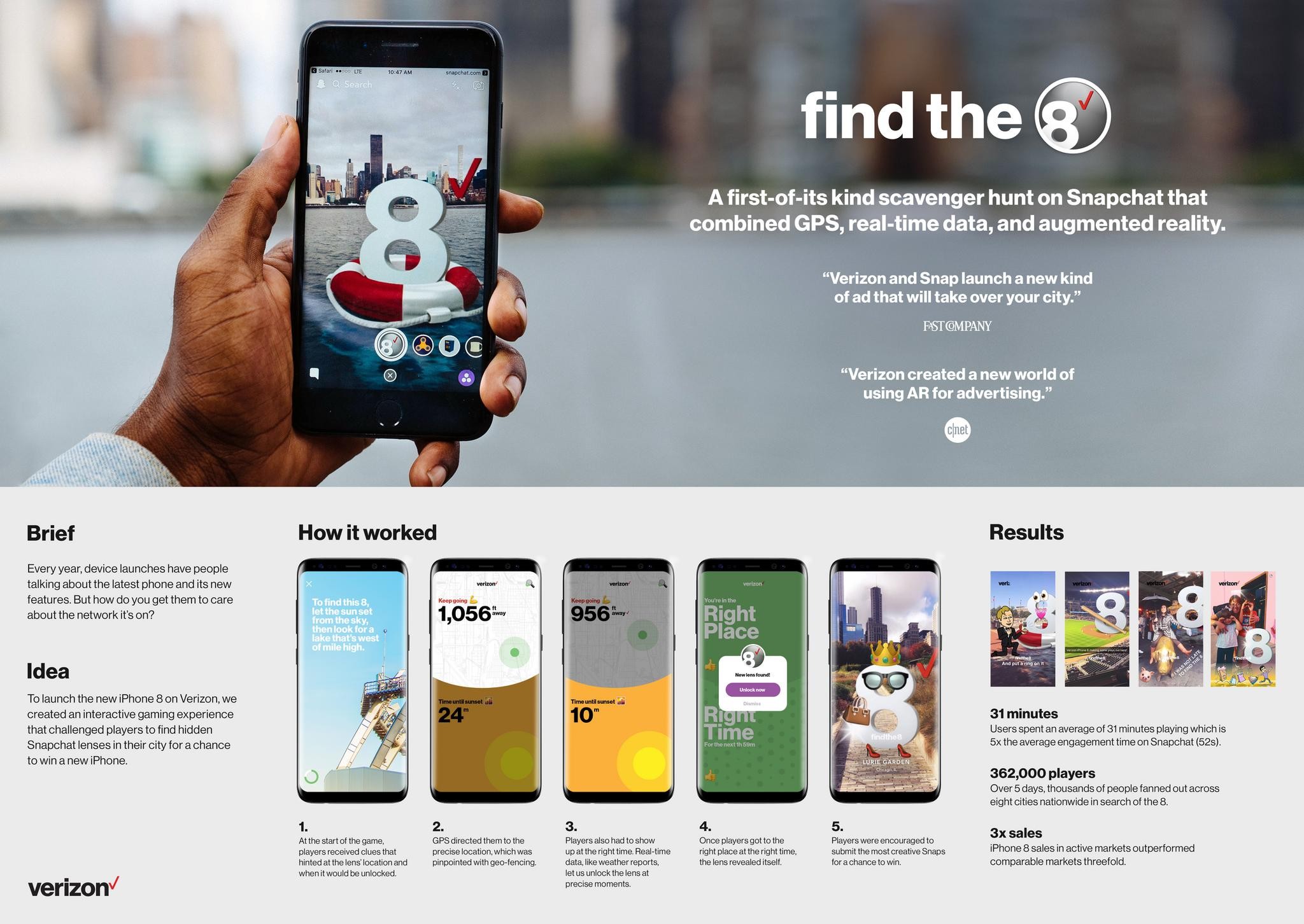 Verizon - Find the 8 | Campaign | THE WORK