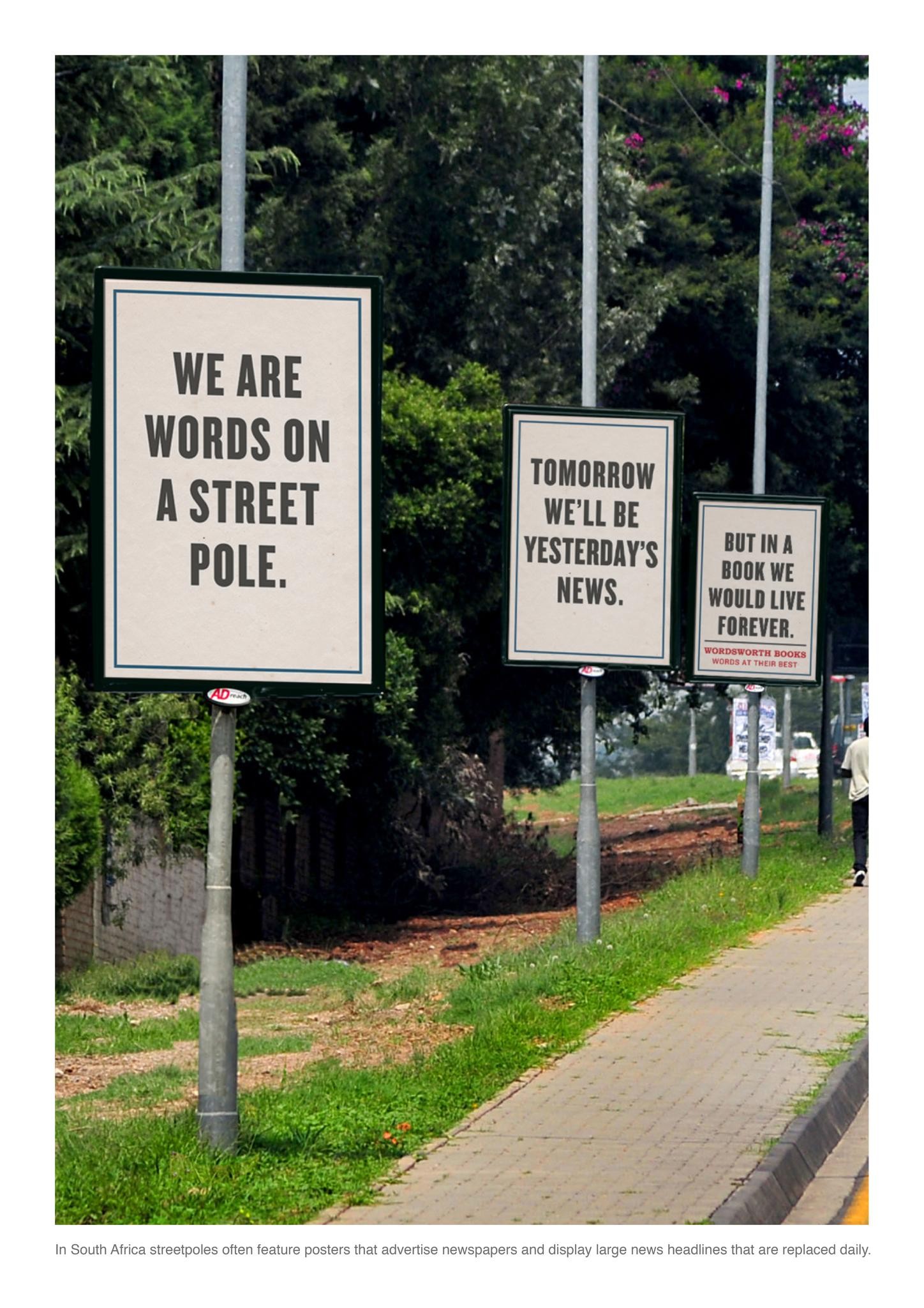 WORDS ON STREETPOLES | Campaign | THE WORK