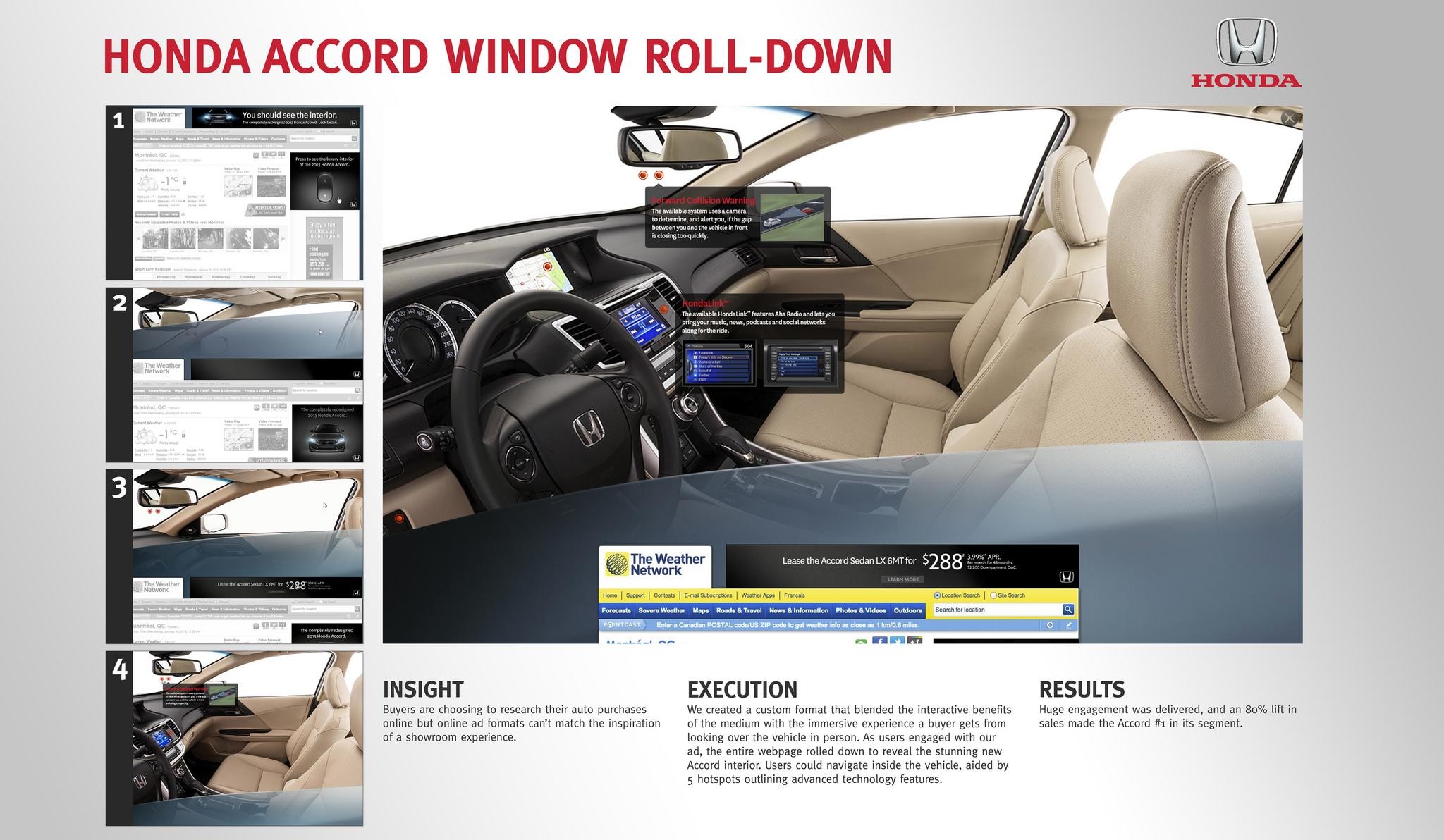 HONDA ACCORD WINDOW TAKEOVER | Campaign | THE WORK