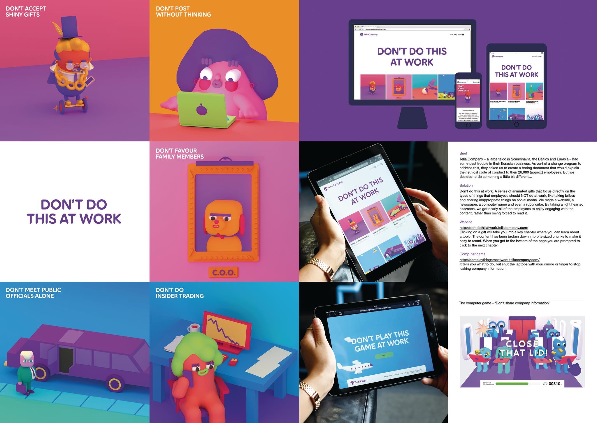Telia Internal Communications | Campaign | THE WORK
