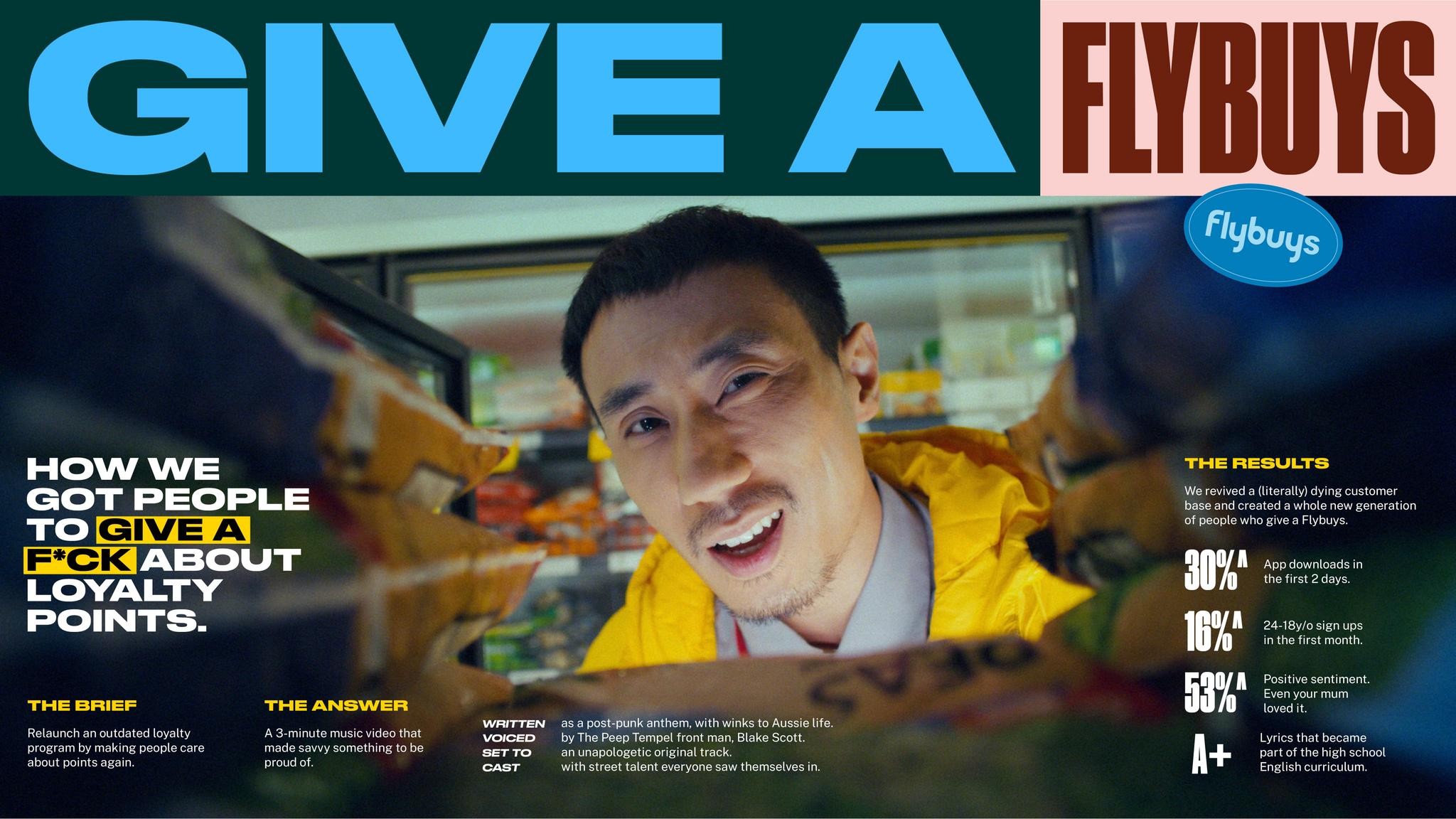 Give a Flybuys | Campaign | THE WORK