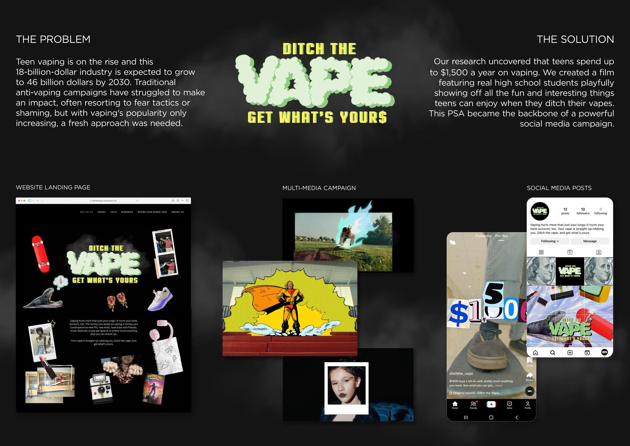 Ditch the vape. Get what’s yours. | Campaign | THE WORK