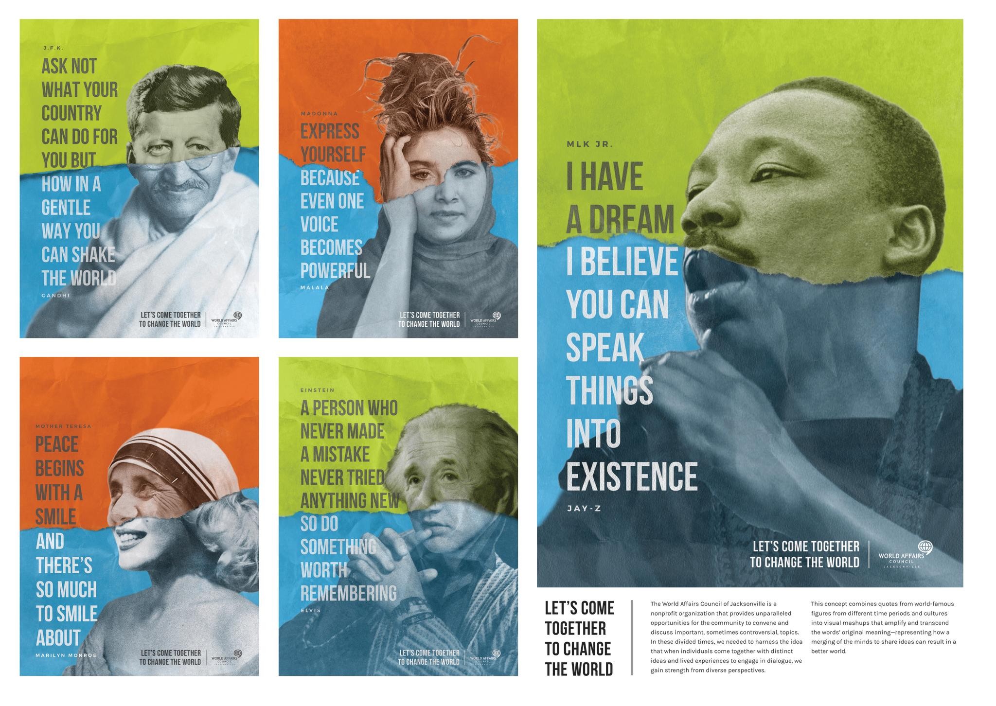 "Let's Come Together" Poster Series | Campaign