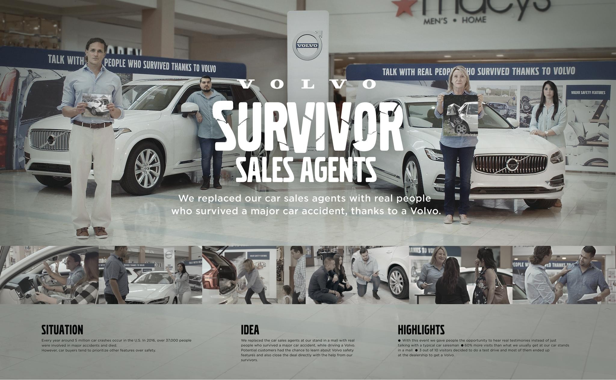 Volvo Survivor Sales Agents | Campaign | THE WORK