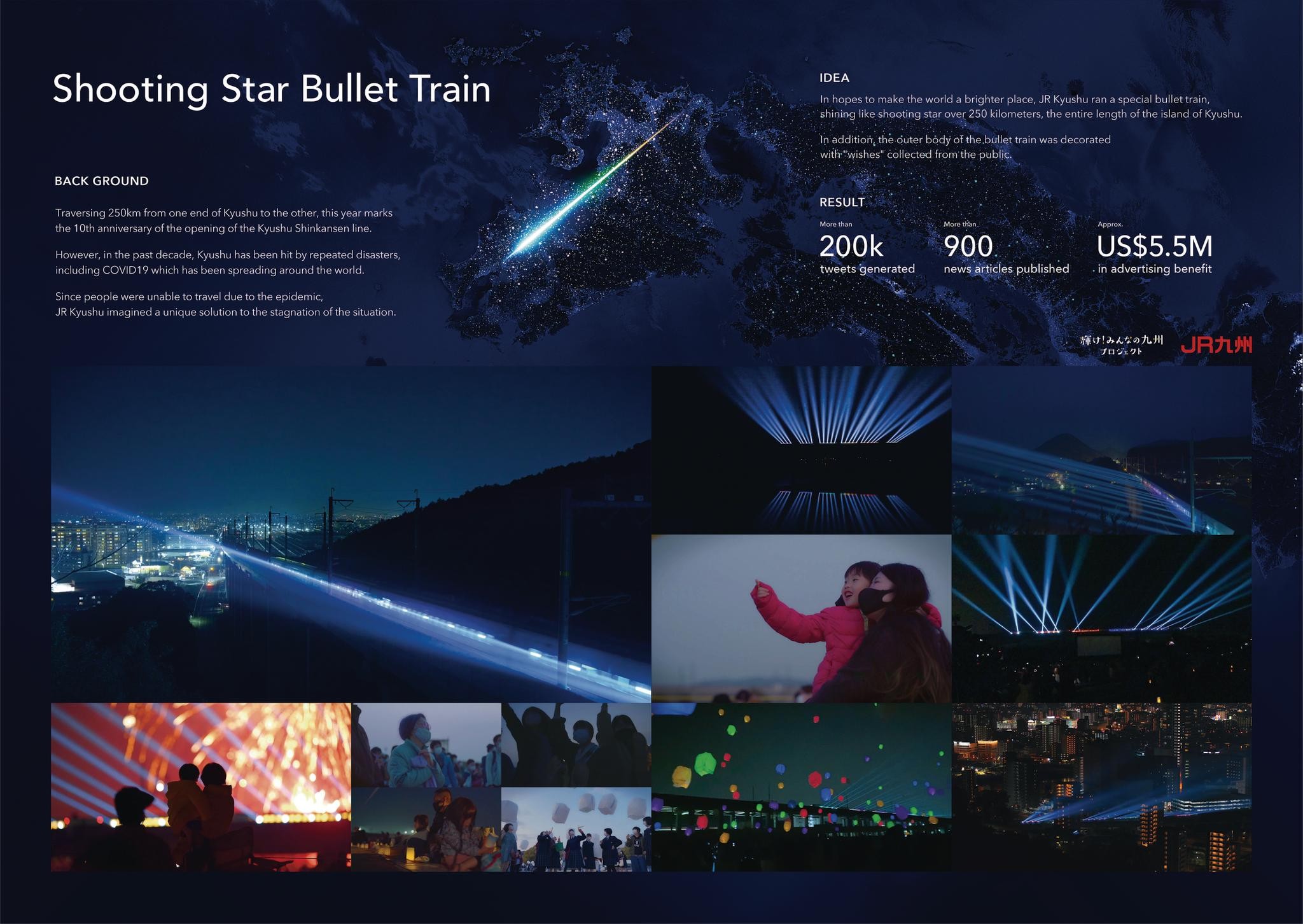 Shooting Star Bullet Train | Campaign | THE WORK