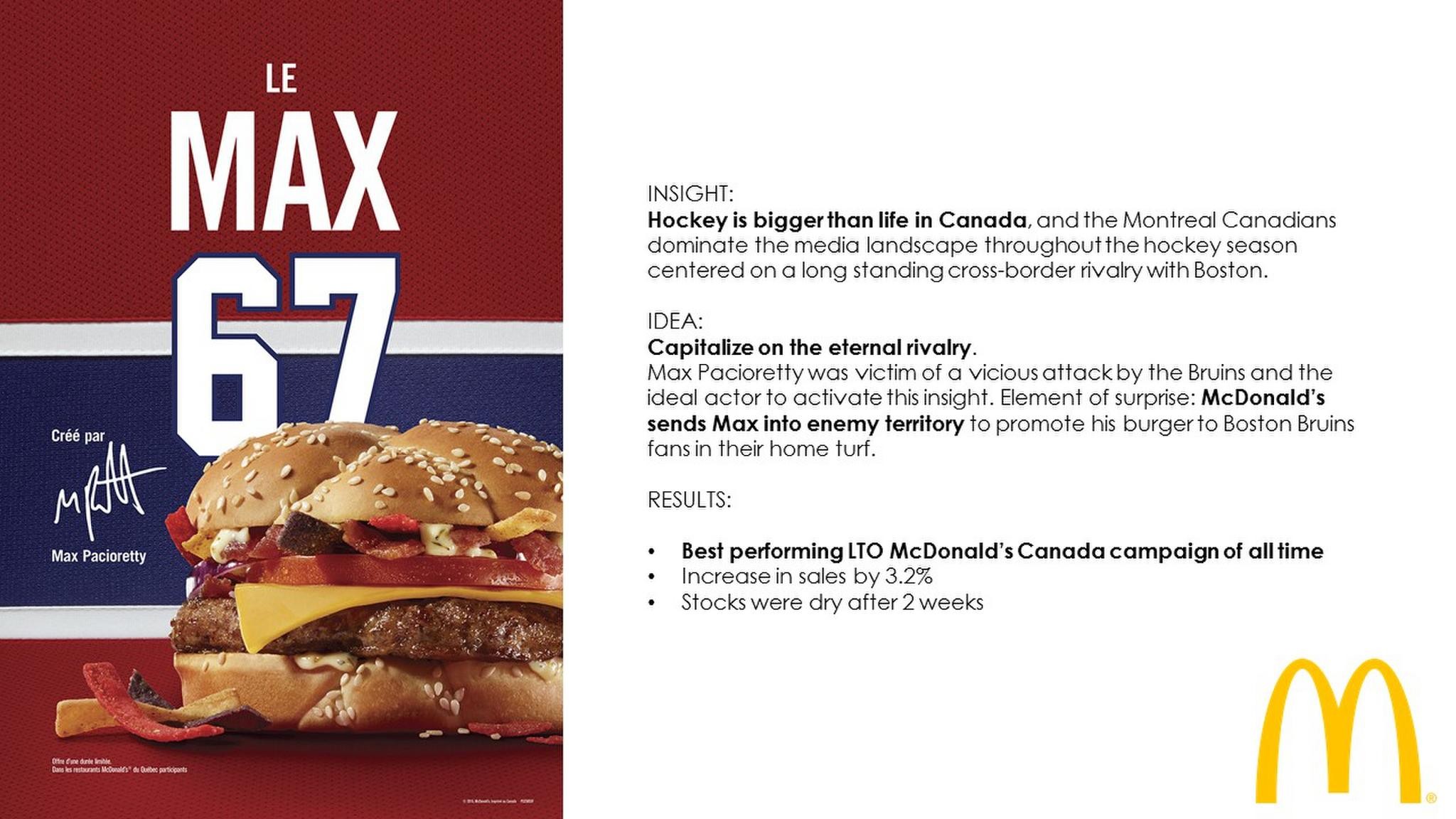 McDonald's Max67 | Campaign | THE WORK