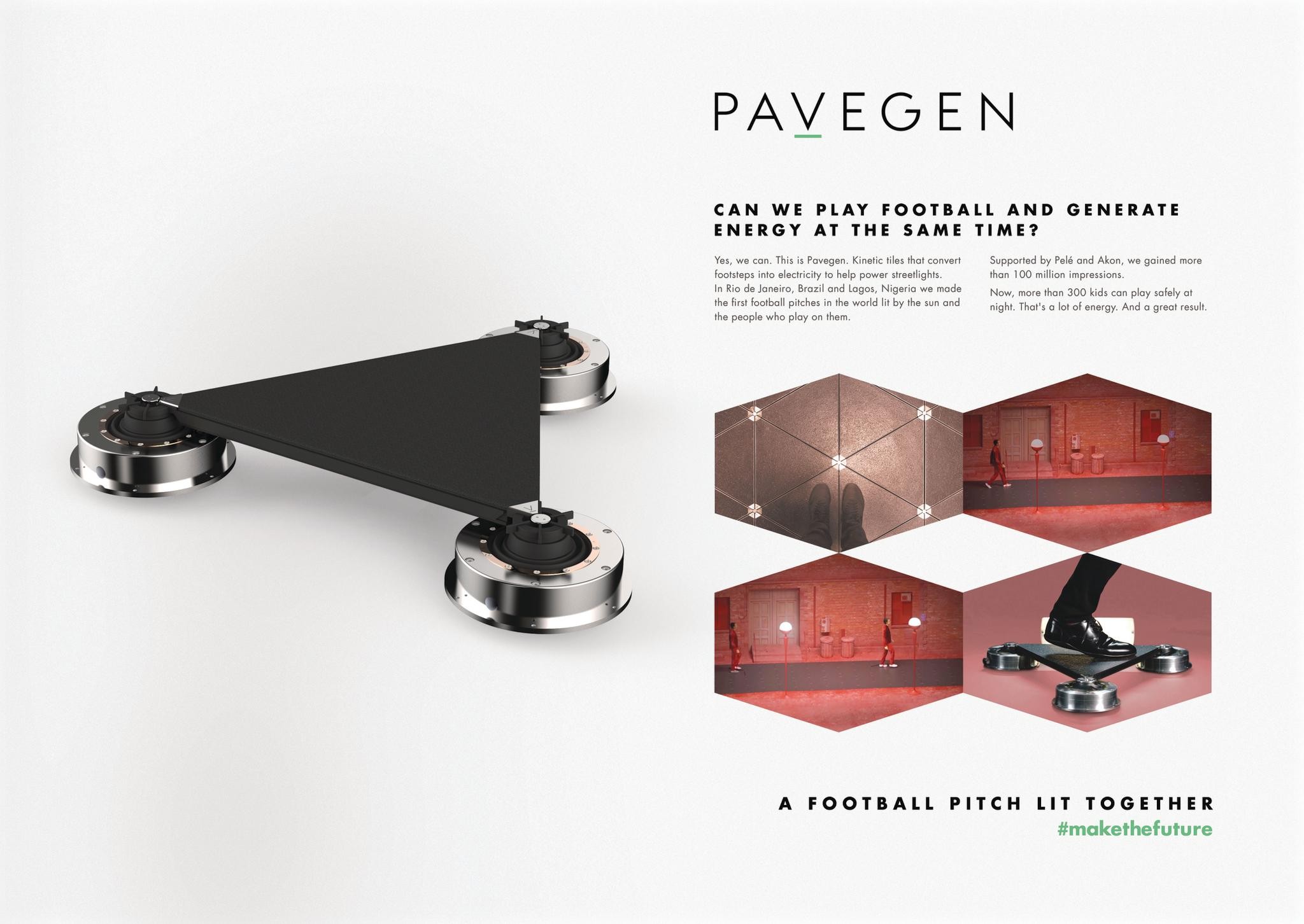 PAVEGEN: GENERATING LIGHT THROUGH FOOTSTEPS | Entry | THE WORK